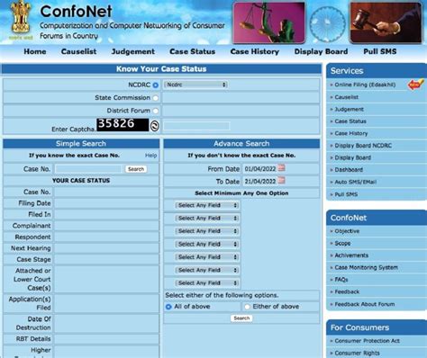NCDRC Cause List And Right To Information ACT Details