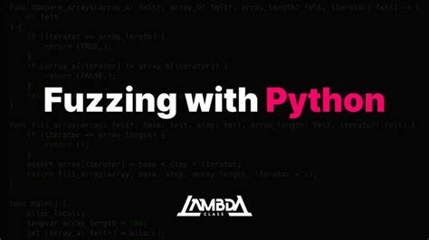 How To Build A Fuzzer In Python With Atheris Lambdaclass Posted On The Topic Linkedin