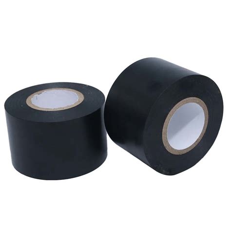 Black Pipe Wrapping Single Sided Adhesive 2 Inch Piping Duct Pvc Tape Pvc Duct Tape And Pipe