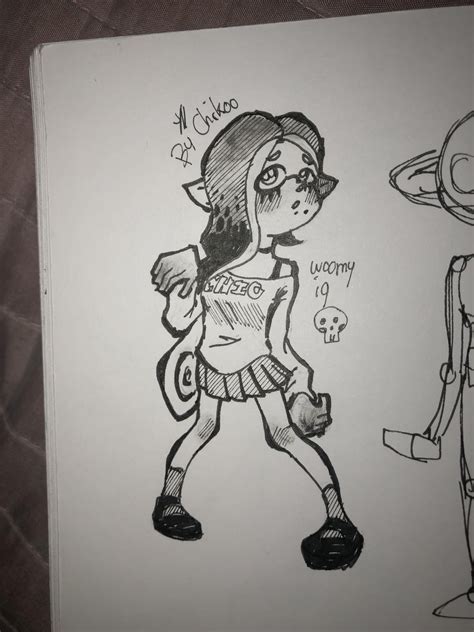 Random Inkling Girl Drawing Rsplatoon