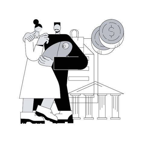 Premium Vector Social Assistance Abstract Concept Vector Illustration