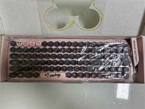Royche Mickey Mouse Retro Wireless Keyboard Computers And Tech Parts And Accessories Computer