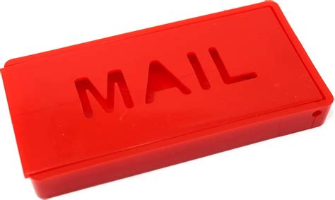 Amazon Com Plastic Front Mount Red Mailbox Flag For Brick Stone Mailboxes Mail Alert Flag