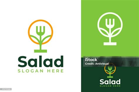 열대 신선한 귤 오렌지 샐러드 레스토랑 포크 미식가 로고 디자인 브랜딩 템플릿 0명에 대한 스톡 벡터 아트 및 기타 이미지 0명 감귤 감귤류 과일 Istock