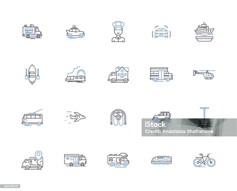 전송 회선 아이콘 모음입니다 재배치 운송 운반 이동 변환 교환 마이그레이션 벡터 및 선형 그림 전환 인계 전송 개요 표지판 설정 탈구에 대한 스톡 벡터 아트 및 기타 이미지