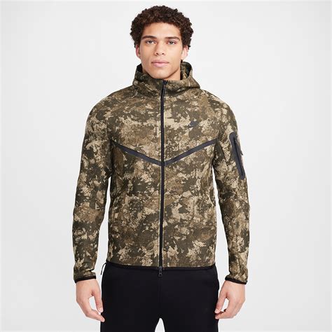 Nike Tech Fleece Full Zip Windrunner Hoodie Camo Awol