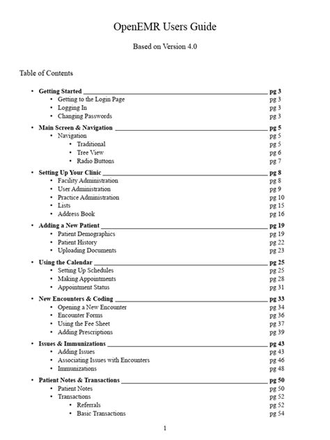 Openemr 40 Users Guide Pdf