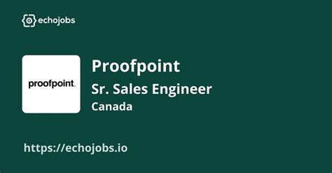 Proofpoint Is Hiring Sr Sales Engineer Canada Canada Azure Rechojobs