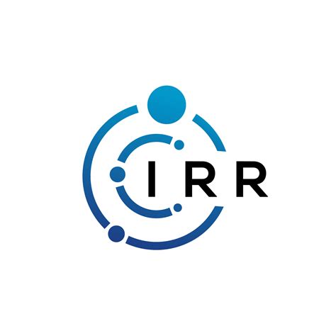 Irr Letter Technology Logo Design On White Background Irr Creative Initials Letter It Logo