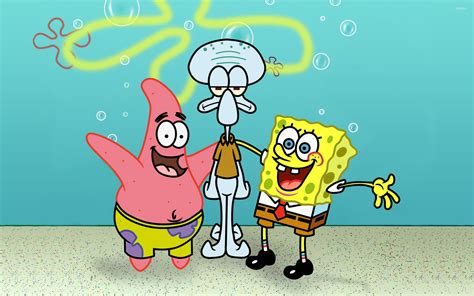 Spongebob Patrick And Squidward Wallpaper Cartoon Wallpapers 11610
