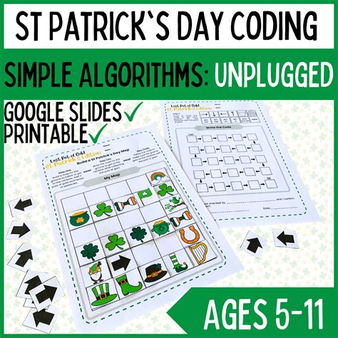 The Lost Pot Of Gold St Patricks Day Unplugged Coding Activity