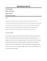 Assignment 3 4 Case Study Memo Template Docx MEMORANDUM TO Emma Shihab FROM Josh Pruschen