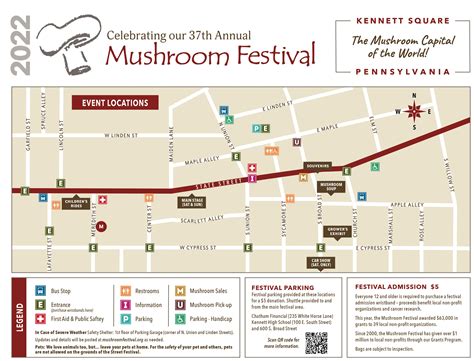 Main Map Mushroom Festival