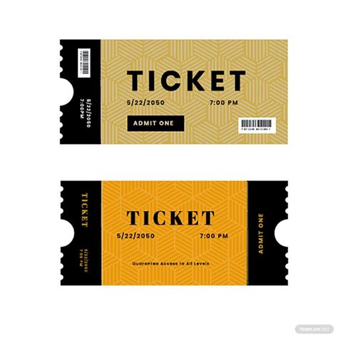 Ticket Outline Vector In Illustrator  Svg Eps Png Download