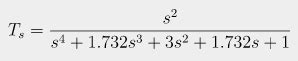 Control System 4th Order Transfer Function Electrical Engineering Stack Exchange