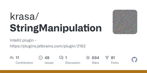 Github Krasastringmanipulation Intellij Plugin Plugin2162