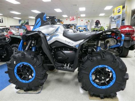 Can Am Renegade X Mr 1000r Hyper Silver Black Octane Blue Motorcycles For Sale