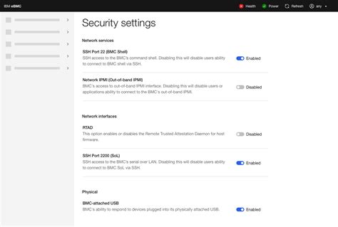 security settings · issue 5 · openbmc webui vue · github