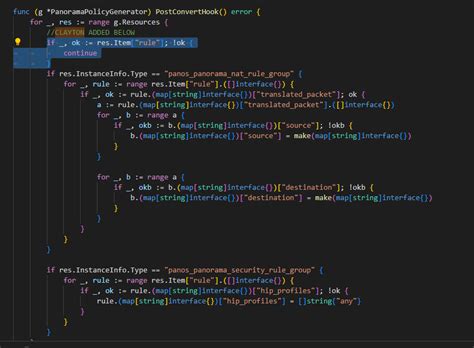 panic interface conversion interface {} is nil not string within panorama policy · issue