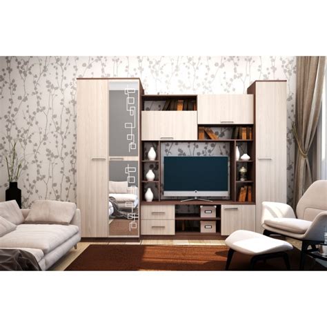 Купить Стенка "Флора 2" (венге/дуб) за 128500〒 в Астане. Быстрая ...