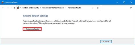 How To Reset Firewall Settings On Windows 10 Pureinfotech