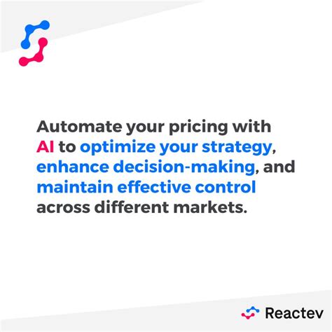 Pricingautomation Dynamicpricing Ai Reactev Ecommerce Smartpricing Reactev