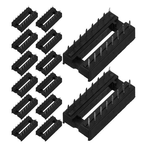 30pcs Ic Adapter 16pin Ic Socket Standard Dual Row Ic Socket For
