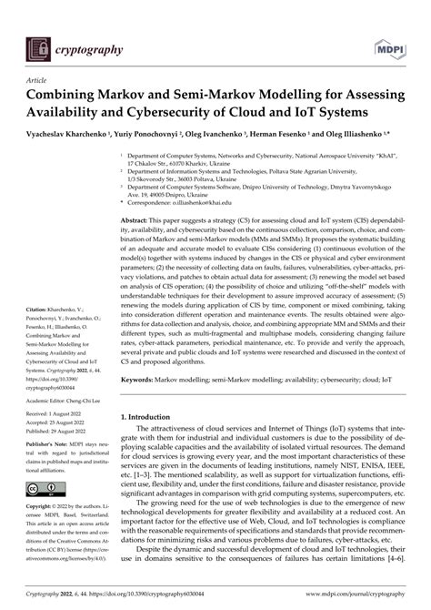 pdf combining markov and semi markov modelling for assessing