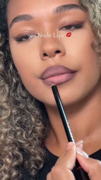 90s Nude Lip Combo Tutorial Lipcombo Liptutorial Makeuptutorial