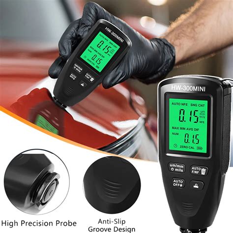 2023 Hw 300pro 자동차 두께 게이지 디지털 코팅 자동차 페인트 테스터 01 미크론0 2000 자동차 페인트 필름 두께 측정기 Aliexpress