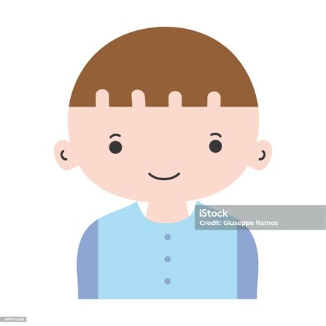 머리와 T셔츠와 화려한 행복 한 소년 T 셔츠에 대한 스톡 벡터 아트 및 기타 이미지 T 셔츠 고객 서비스 담당자 남성 Istock