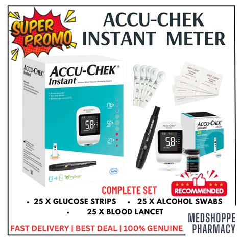 New Bluetooth Accu Chek Instant Blood Glucose Meter Accuchek Accu