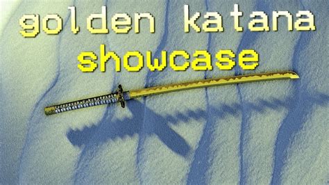 Criminality Golden Katana Skin Showcase Youtube