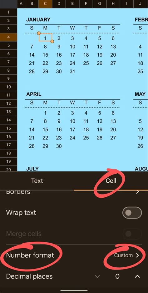 Cannot Change Number Format In Google Sheets Cell Tab Is Missing Android Enthusiasts Stack