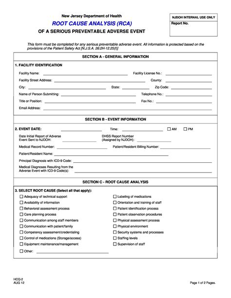40 Effective Root Cause Analysis Templates Forms Examples