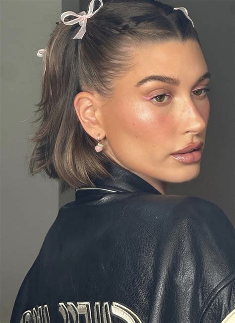 Penteados Para Corte De Cabelo Bob Usados Por Hailey Bieber