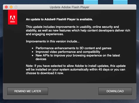 how to disable update adobe flash player notifications macreports