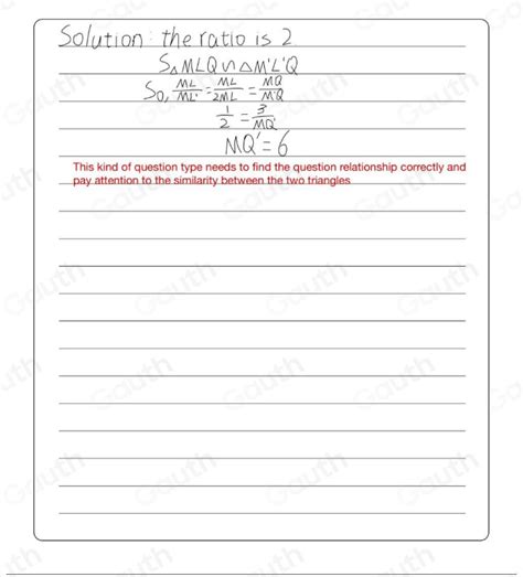 Solved Using Scale Factors To Find Missing Lengths Line Segment Lm Is Dilated To Create Lm