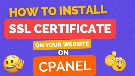 How To Install Ssl Certificate On Your Website In Cpanel Fresh Method Youtube