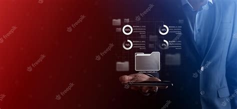 Premium Photo Business Developer Hand Using Board Framework On