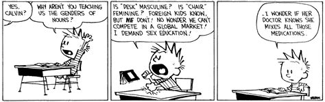 Sex Education R Calvinandhobbes