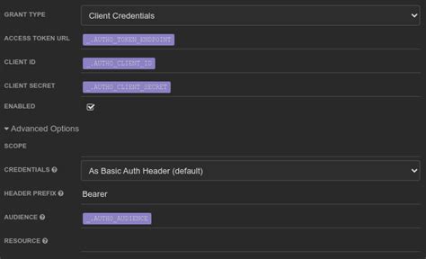 Authentication Oauth2 Header Prefix And Audience · Issue 359