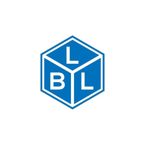 LBL Letter Logo Design On Black Background LBL Creative Initials