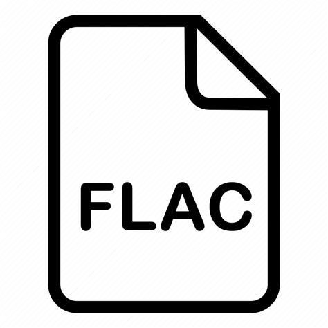Document File Flac Icon Download On Iconfinder