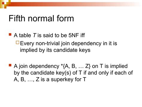 Normalization 1normal Form 2 Normal Form Ppt