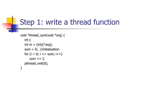 Ppt Threads Powerpoint Presentation Free Download Id5876737