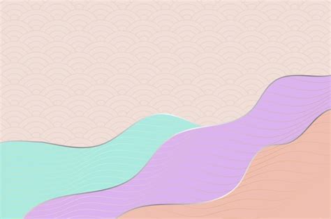 Premium Vector Abstract Wave Style Background With Geometric Japanese Pattern And Wavy Striped