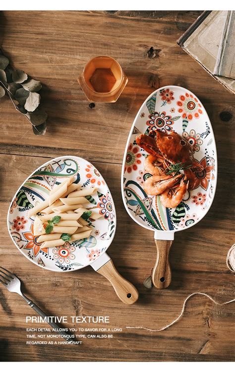 Скандинавская обеденная тарелка керамические блюда для бифштекса