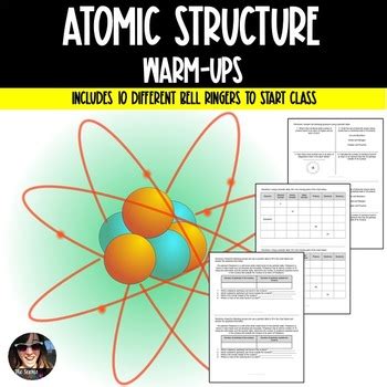 Atomic Structure Subatomic Particles Warm Ups Daily Science Bell Ringers