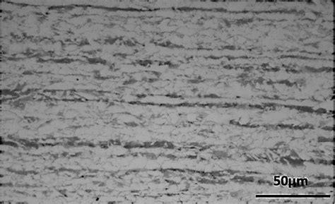 Optical Micrograph Of The Hot Rolled Microstructure Following Coiling Download Scientific